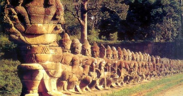 The Story of Samudra Manthan - Depiction on Angkor Wat | Beyonder