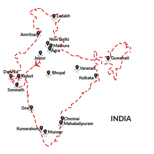 Spiritual India Holiday Tour Packages - Krishna’s Karmabhoomi 5D/4N